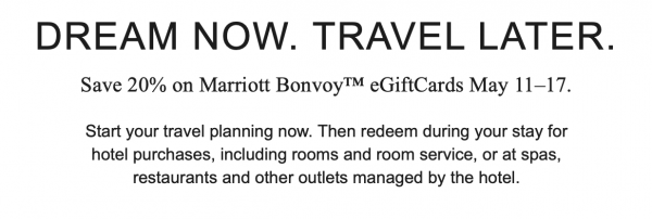 Marriott Sells Bonvoy GiftCards For 20% Off – 1TattedPassport