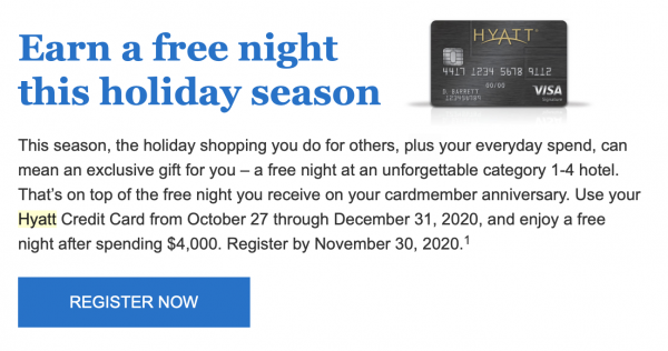 Targeted Offer: Receive Category 1-4 Free Night Certificate On Legacy ...